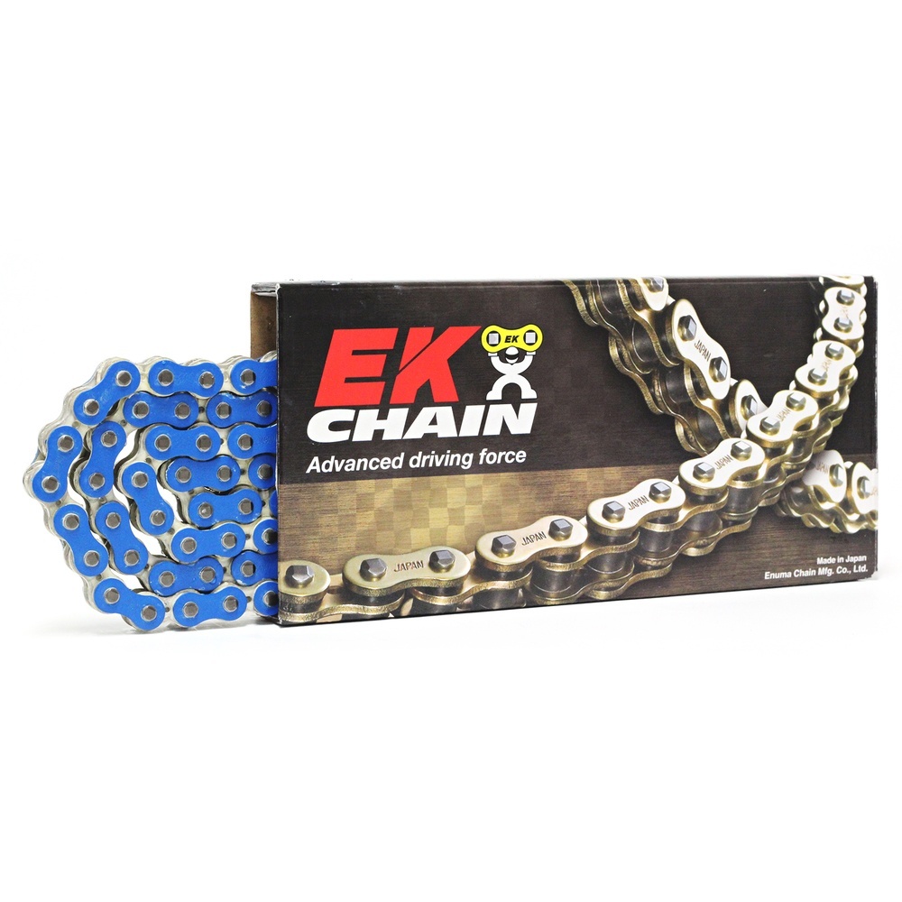 EK Chains 428 Honda/Polaris 136L Heavy Duty Blue Chain at ATVstore