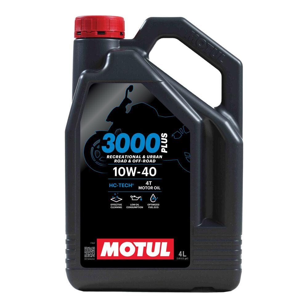 Motul 3000 Plus 10W40 4T 4L Engine Oil at ATVstore