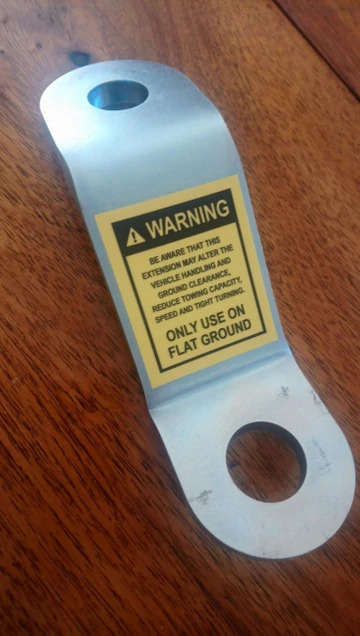 Quadbar Tow Bar Extension for Flexi ATV ROPS Roll Over Protection at ...