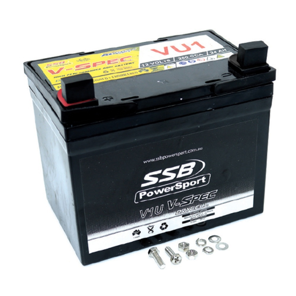 SSB Powersport 12V AGM V-Spec 400CCA 20AH High Performance Battery at ...