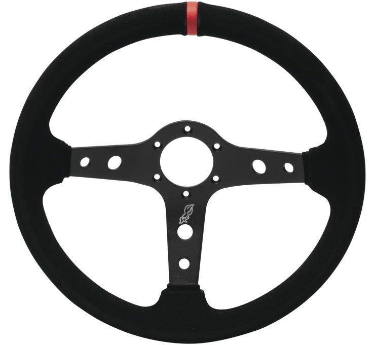 DragonFire Racing Suede Steel 1.5" Offset UTV Steering Wheel ...