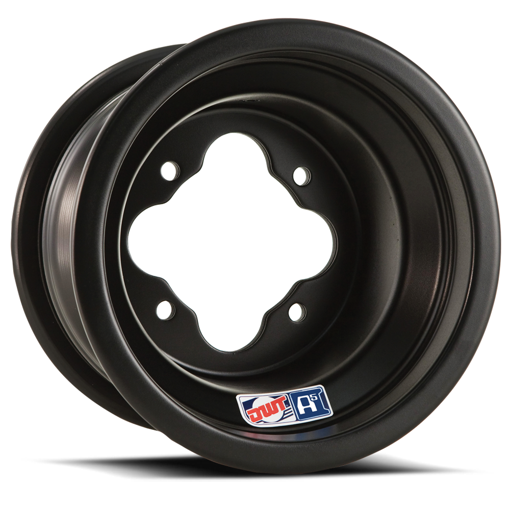 DWT A5 10x5 3+2 4/144 Matte Black Wheel at ATVstore
