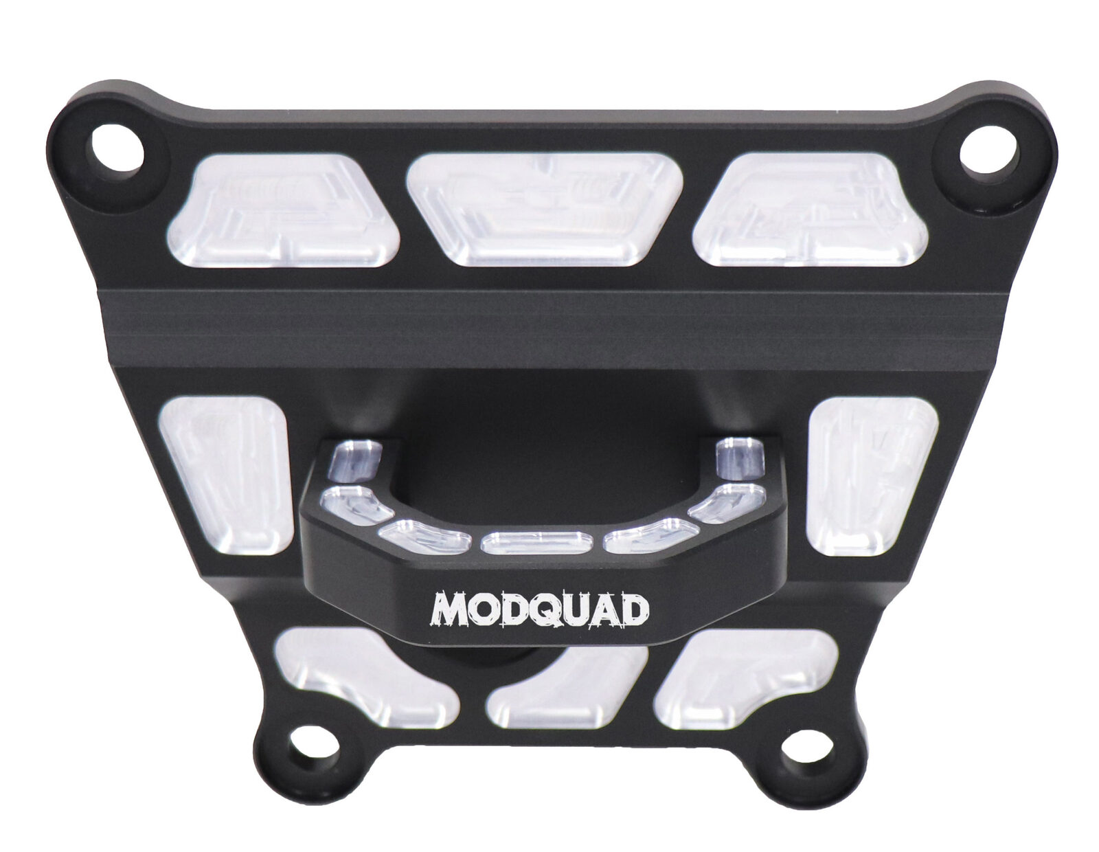 Modquad Polaris RZR Turbo S Black Rear Differential Plate w/Tow Hook at ...