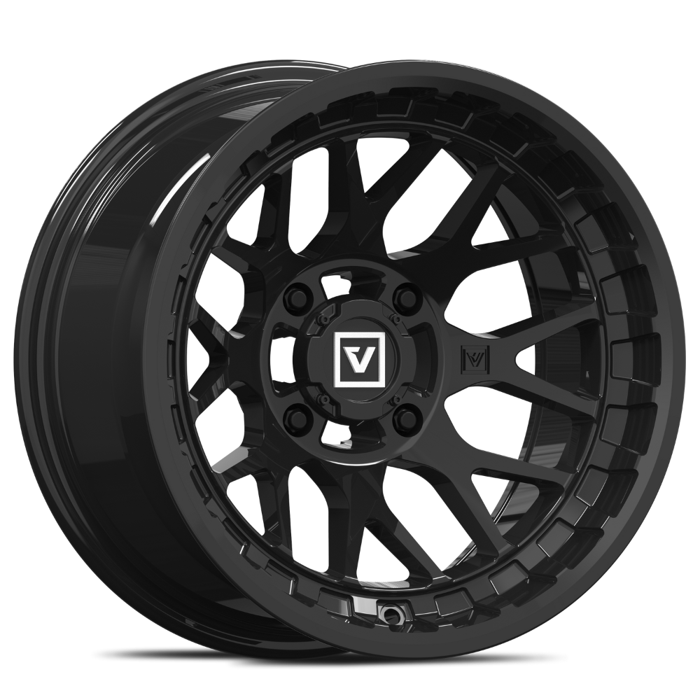 Valor V03 4/110 14x7 5+2 Offset Alloy Wheel - Valor Offroad